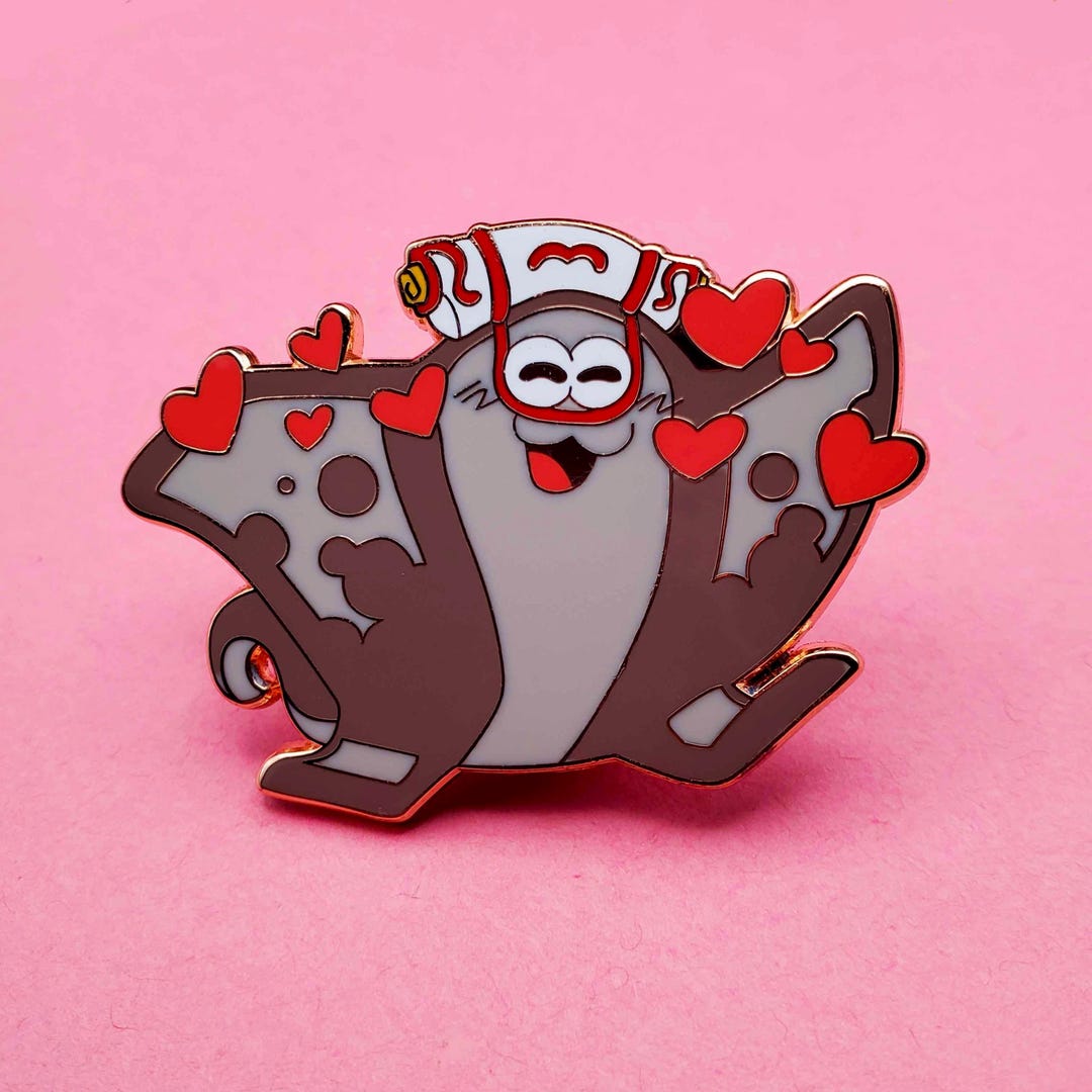 Splatoon 3 BIG MAN TAKEOVER Rose Gold Plated Enamel Pin - Etsy