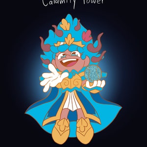 Amphibia "calamity Power" Gold Plated Hard Enamel Pin Set - Etsy