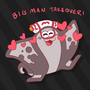 Splatoon 3 BIG MAN TAKEOVER Rose Gold Plated Enamel Pin - Etsy