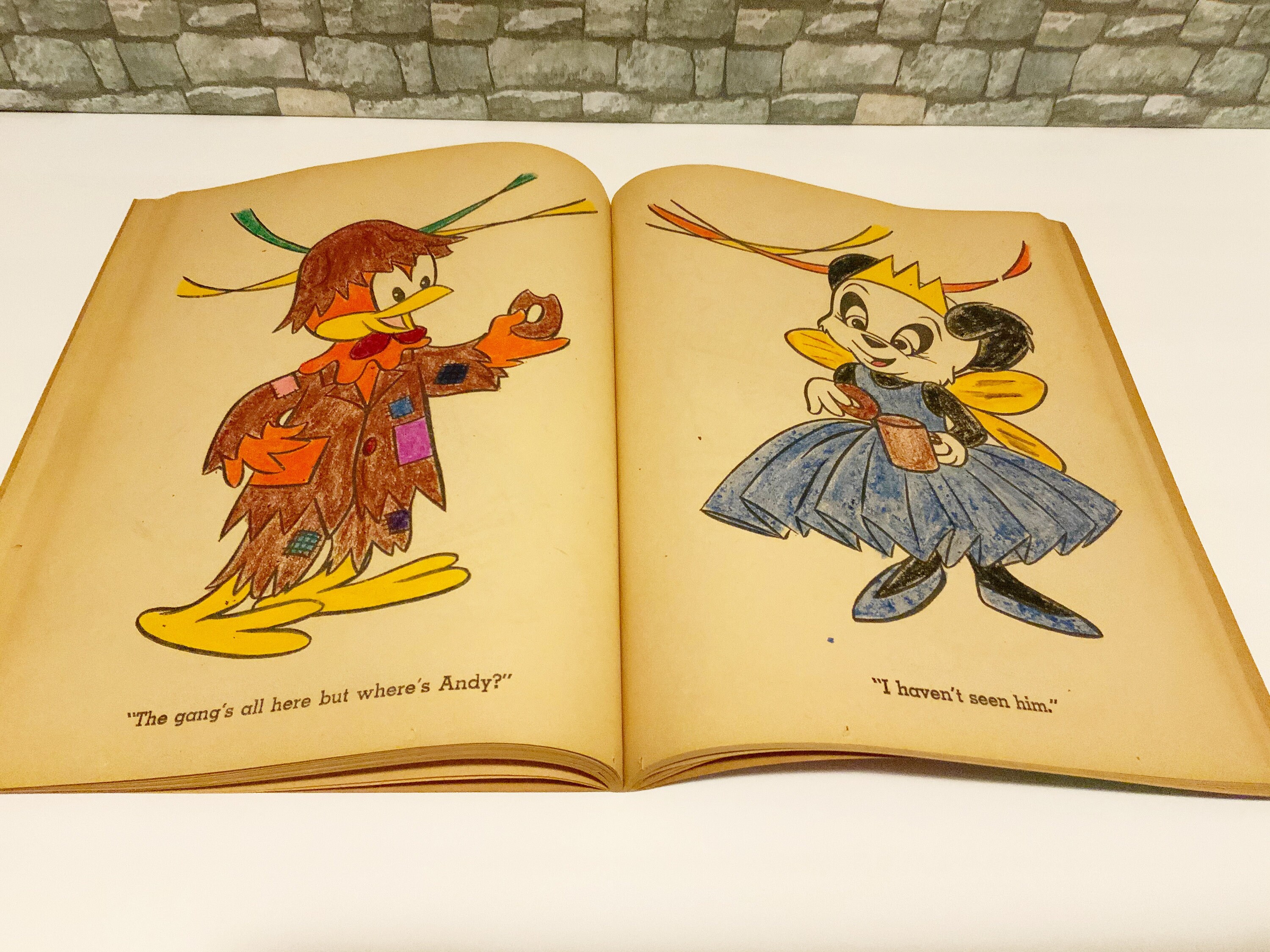 Walter Lantz Andy Panda Coloring Book | Etsy