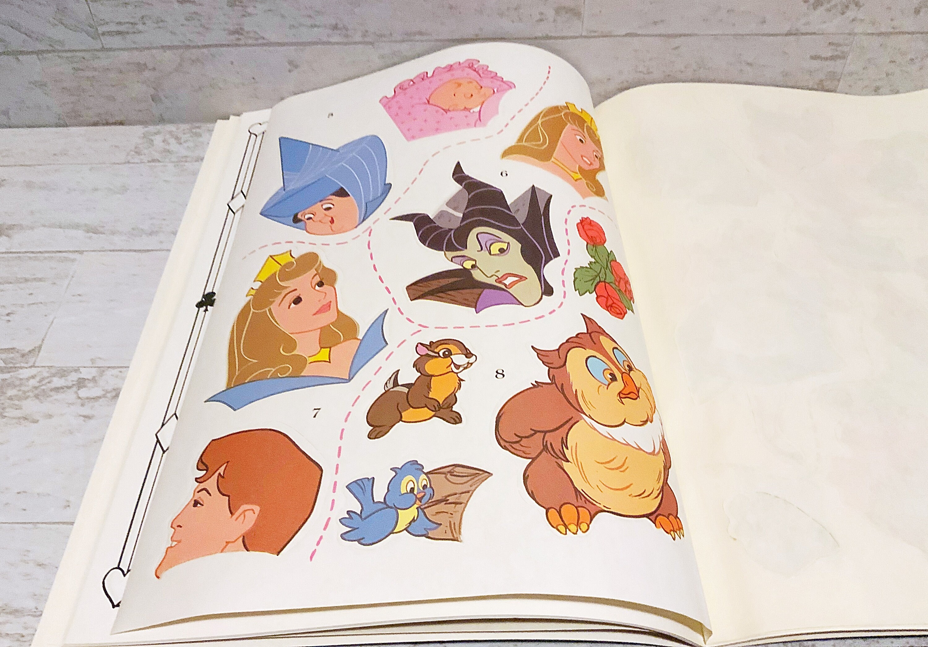 Walt Disney Fairy Tales Giant Sticker Fun Book Out of Print - Etsy