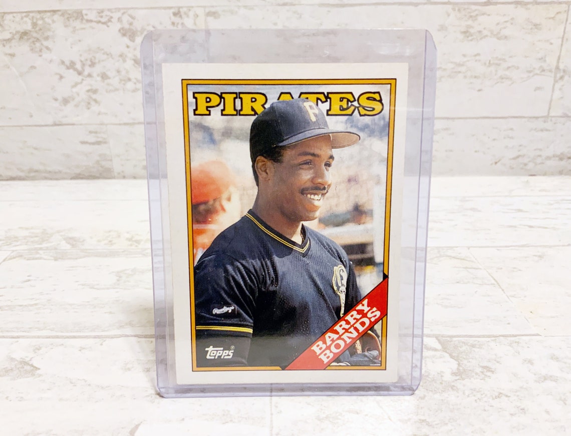 1988 Topps Barry Bonds Pittsburgh Pirates Baseball Card | Etsy