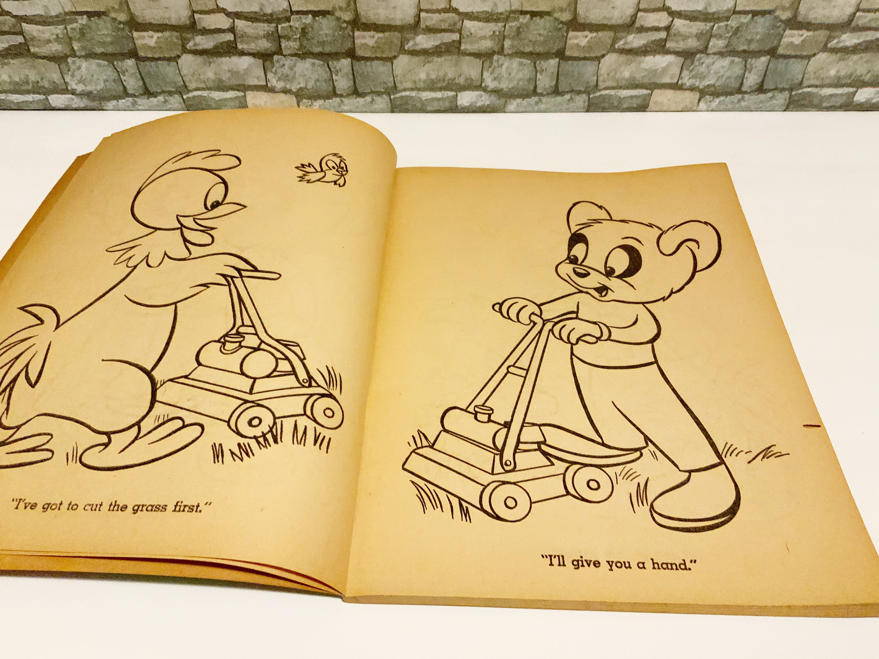 Walter Lantz Andy Panda Coloring Book | Etsy