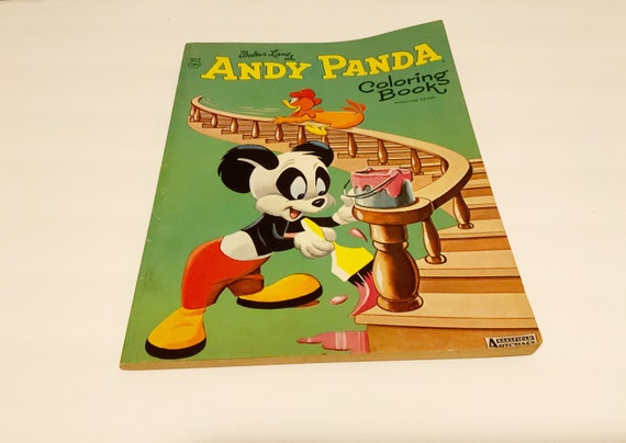 Walter Lantz Andy Panda Coloring Book | Etsy