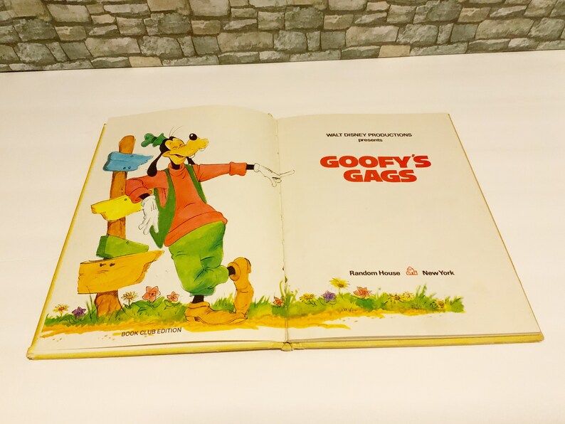 Walt Disneys Goofys Gags A Wonderful World of Reading Book | Etsy