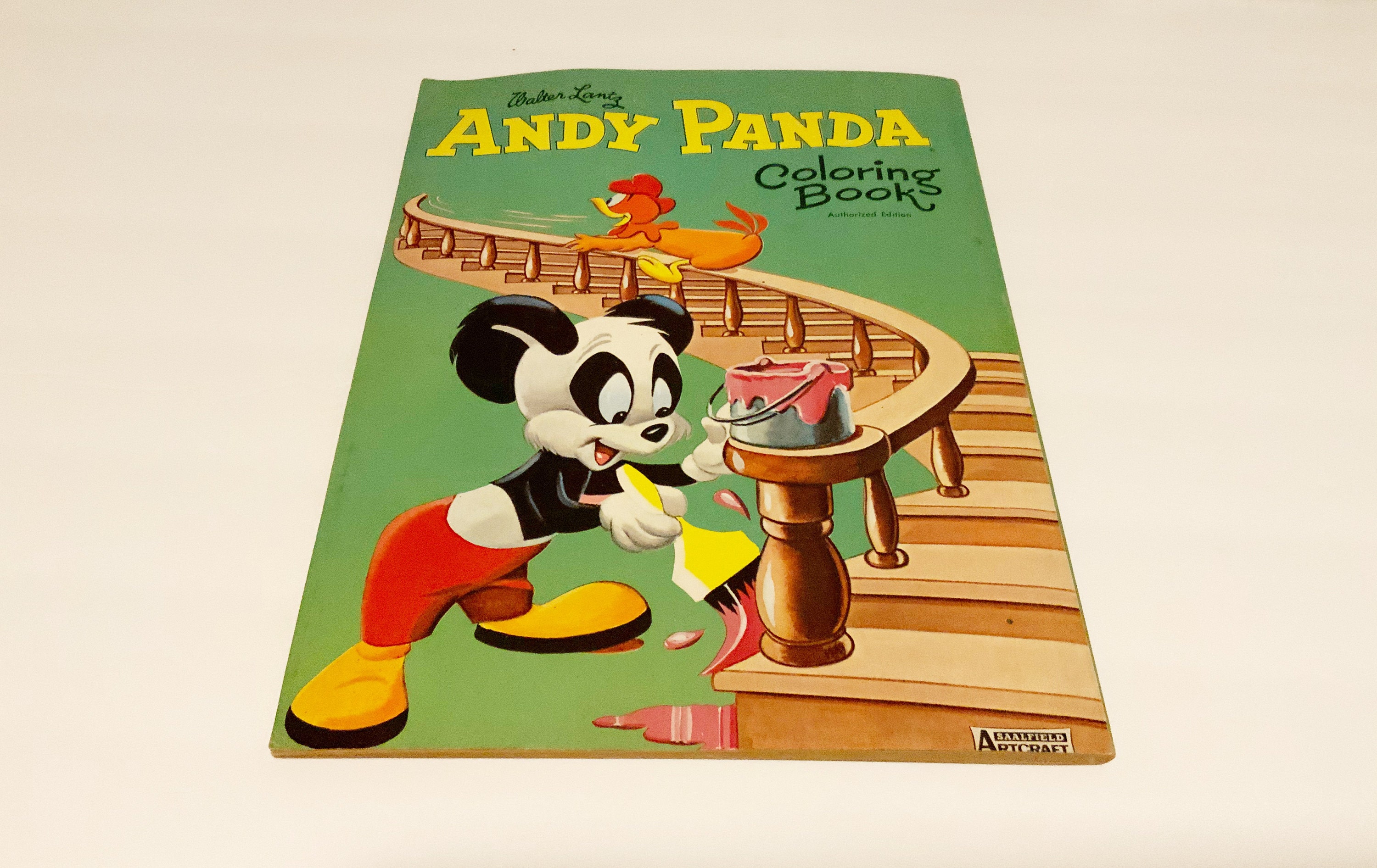 Walter Lantz Andy Panda Coloring Book | Etsy