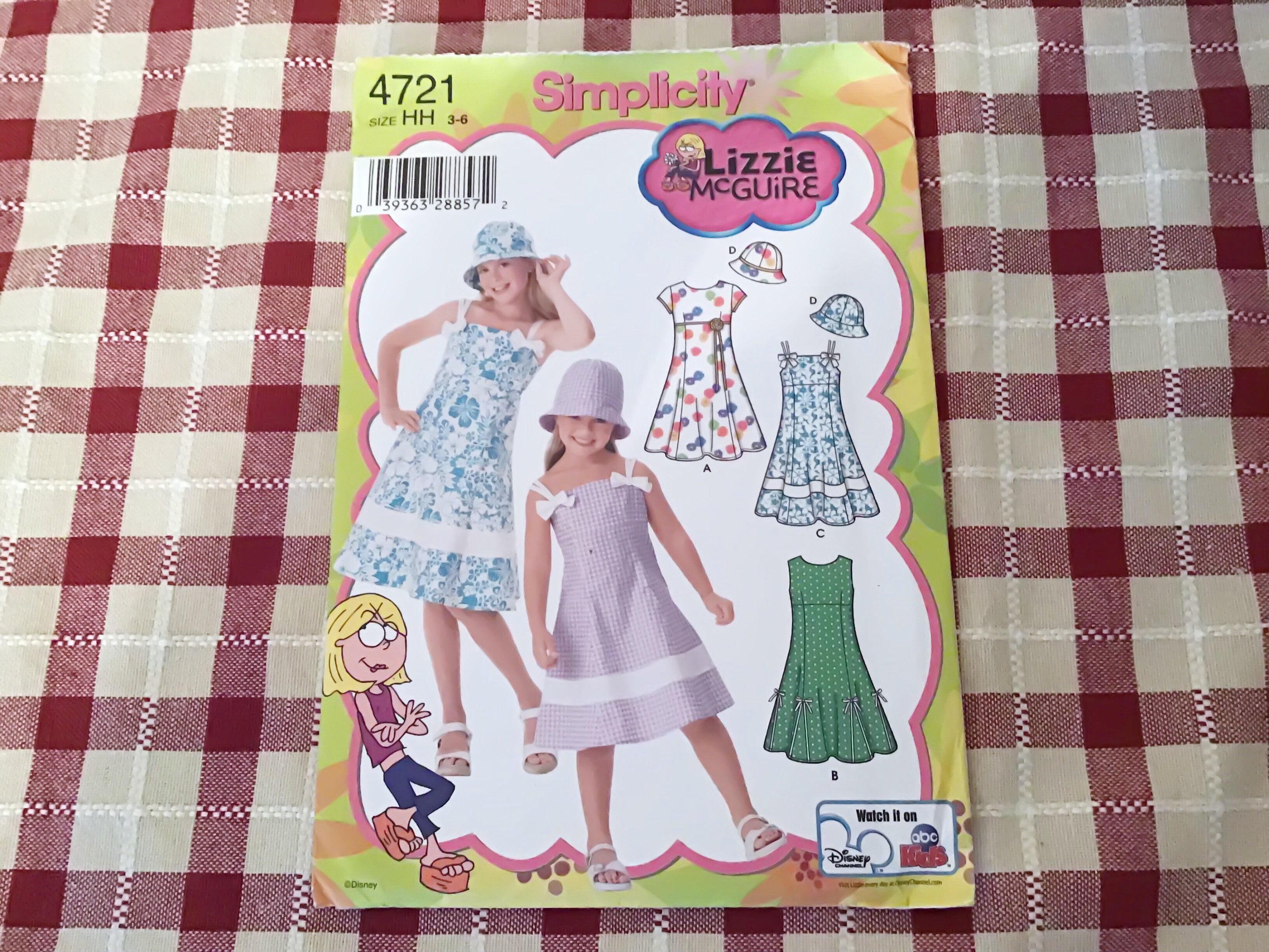 Simplicity Pattern 4721 Size 3 to 6 Factory Folded Unused Sewing Sewing ...