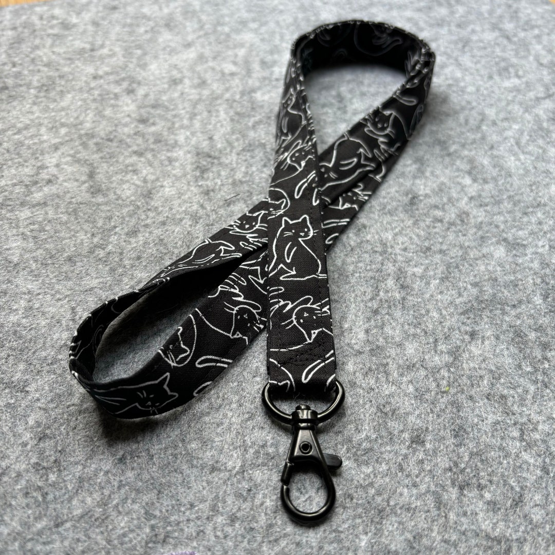 Cat Print Lanyards, Key Cord, Badge Holder, Neck Strap, Selection of ...