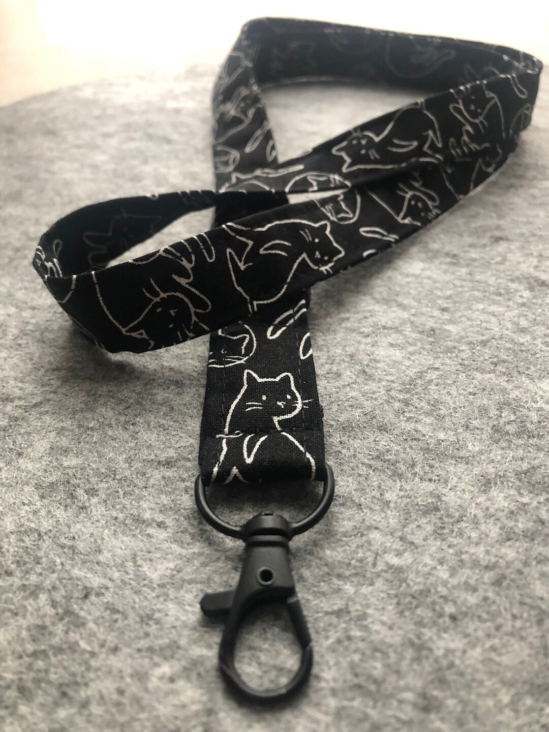 Cat Print Lanyards With Buckle, Key Cord, Badge Holder, Neck Strap ...