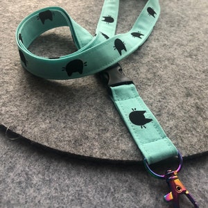 Cat Print Lanyards With Buckle, Long Key Cord, Badge Holder, Neck Strap ...