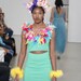 Large Green Feathers Dress - Etsy