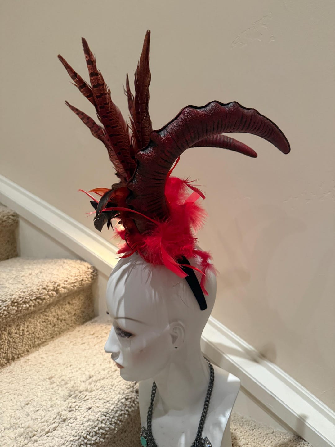 Red Horns - Etsy