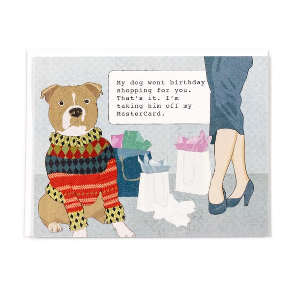 Shopaholic Birthday Card - Etsy