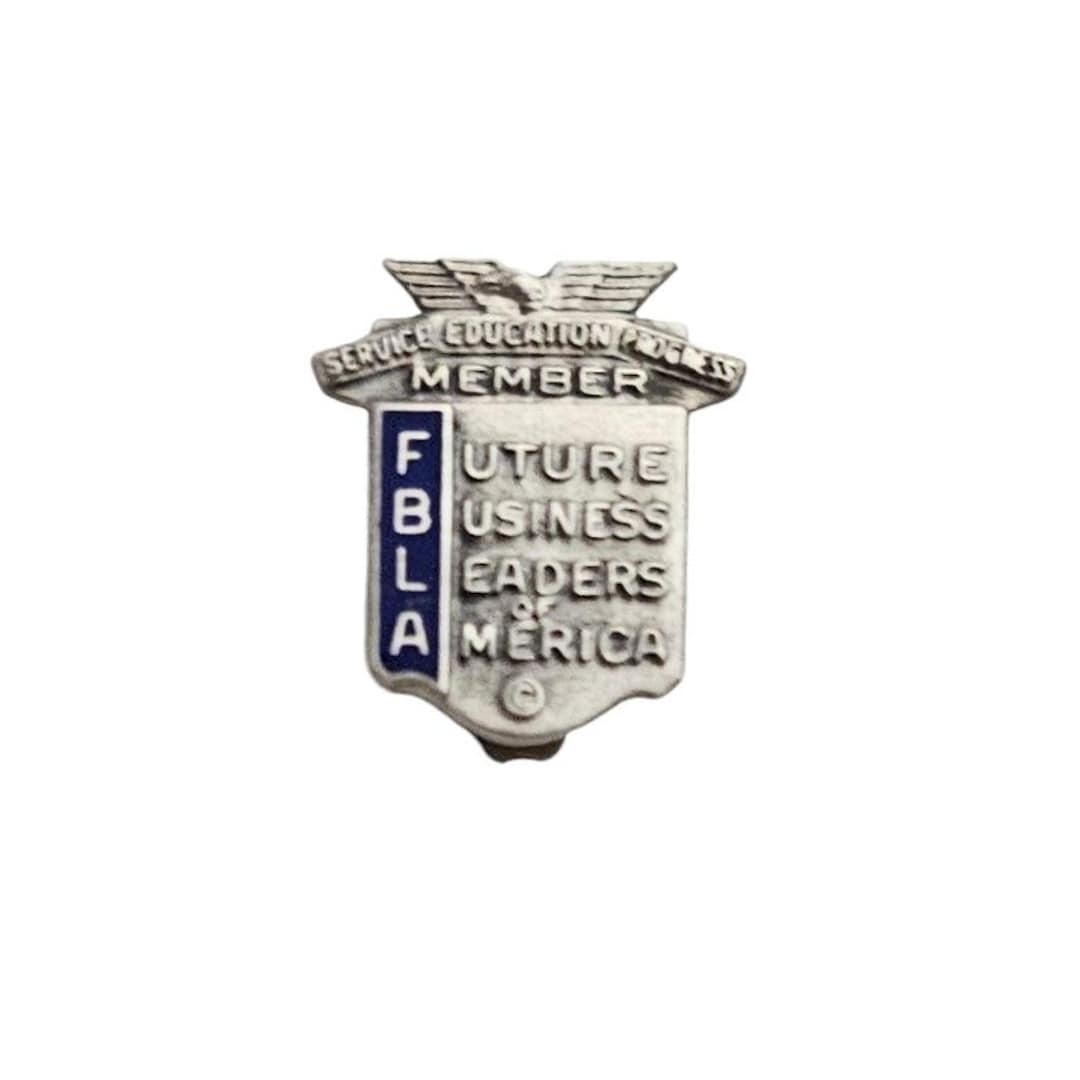 FBLA Service Education Progress Member Sterling Pin, L594 - Etsy