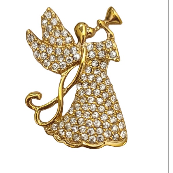 Rhinestone Angel - Etsy