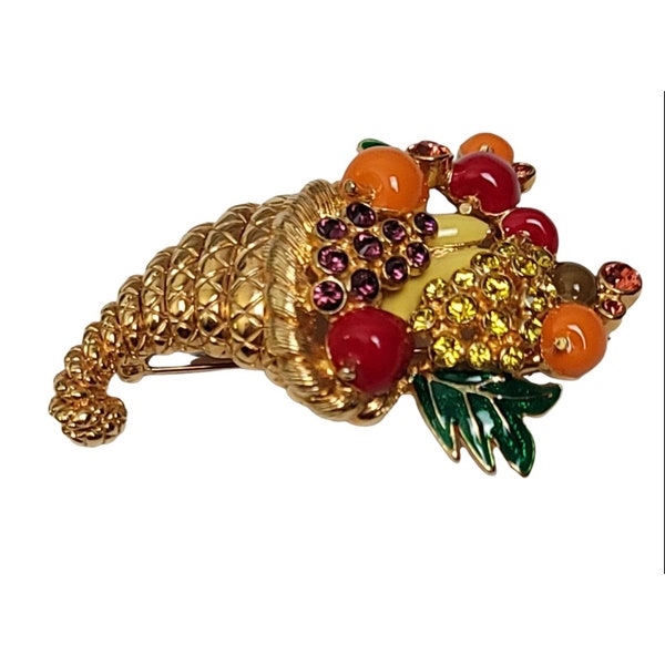 Cornucopia Pin - Etsy