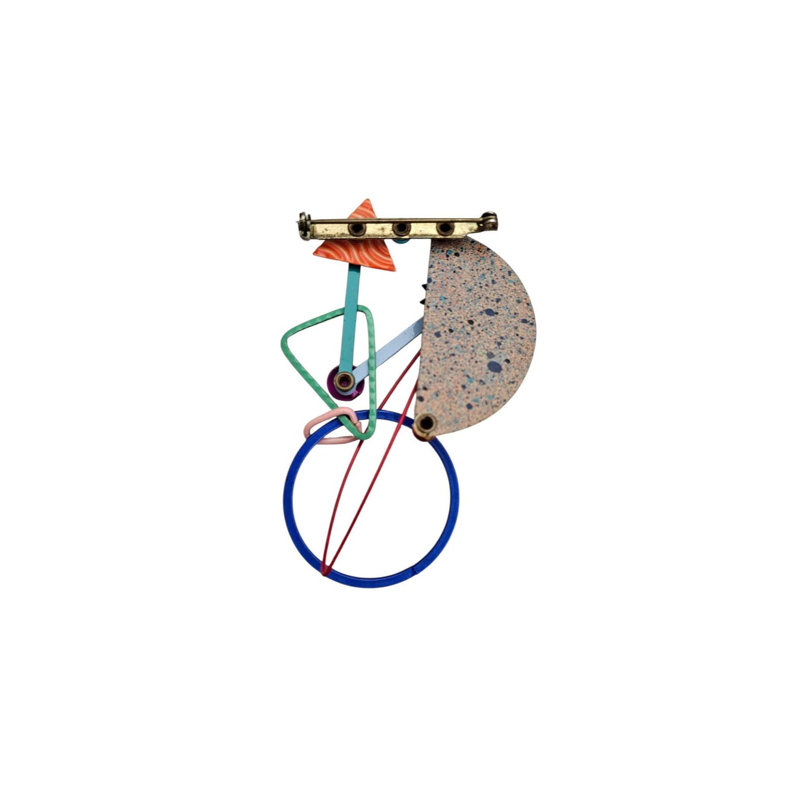 Eve Kaplin Kinetic Brooch Moveable Colorful Wearable Art Pin - Etsy