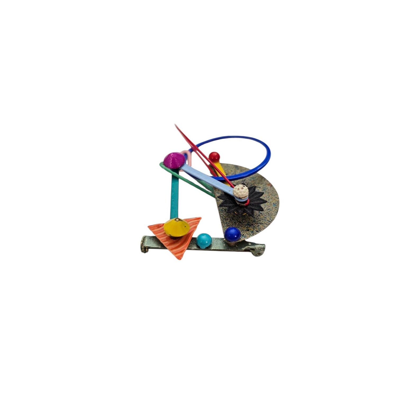 Eve Kaplin Kinetic Brooch Moveable Colorful Wearable Art Pin - Etsy