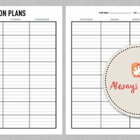 Teacher Daily Agenda Template for Students - Etsy