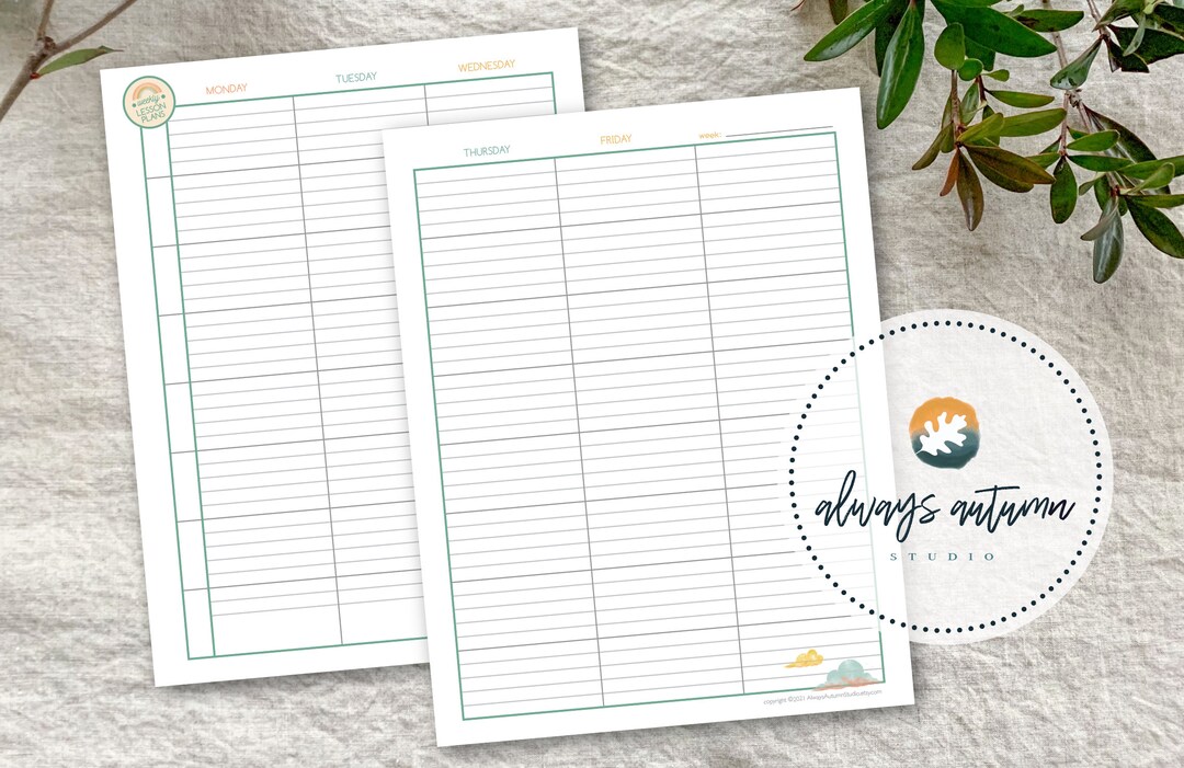 Boho Rainbow 8 Subject Assignment Homeschool Planner - 2023-2024 ...