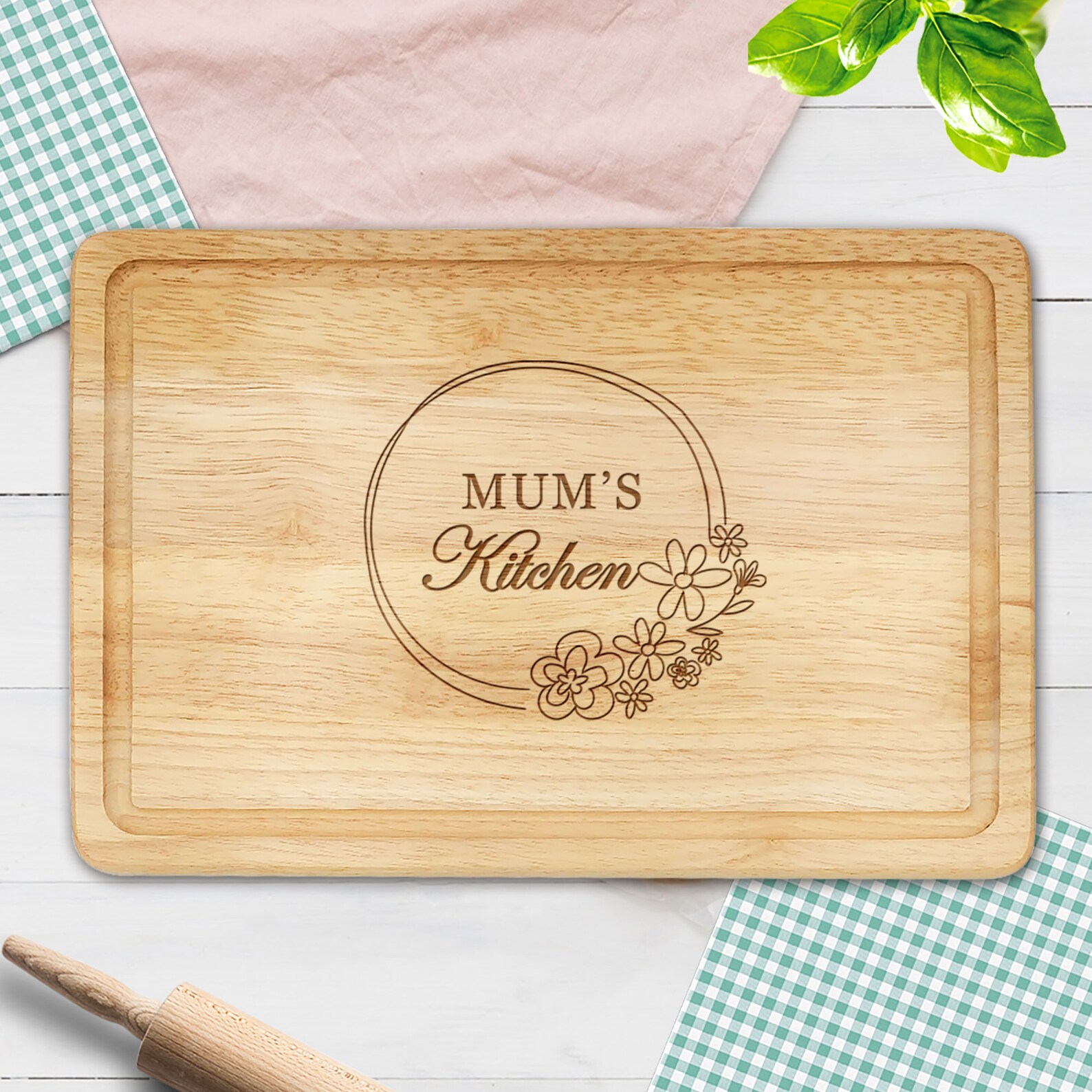 Personalised Custom Engraved Wooden Chopping Board Cheese Board ...