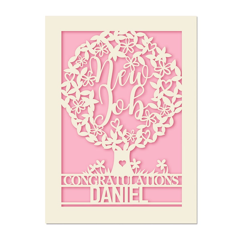 Personalised Congratulation New Job Card Custom Greeting Cards - Etsy UK