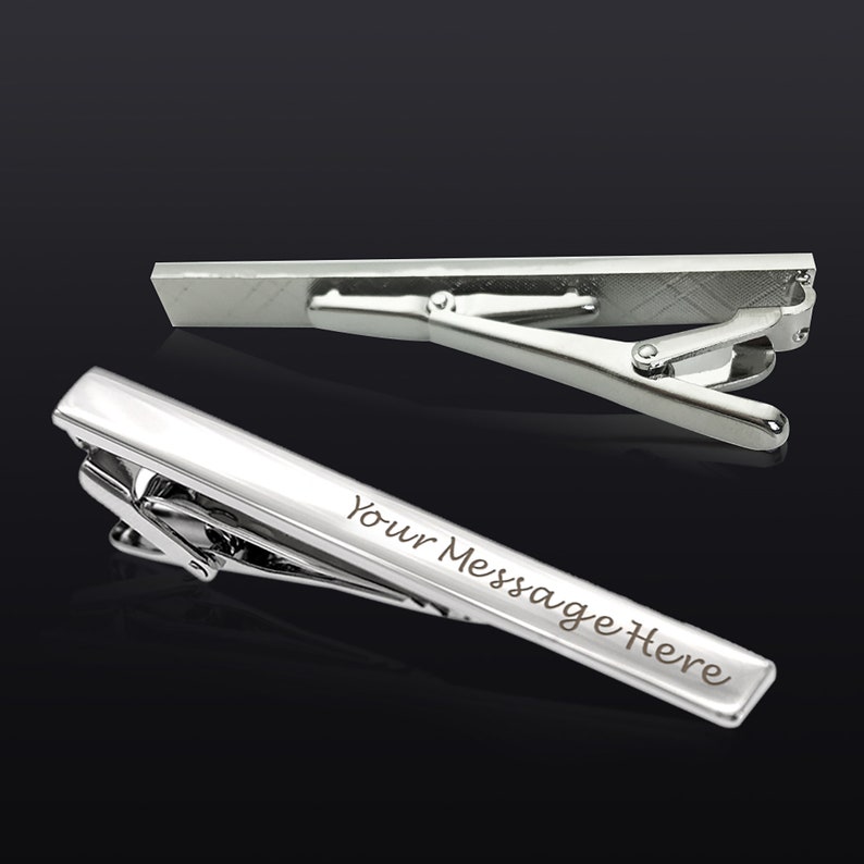 Personalised Engraved Tie Bar Clip/tie Pin Personalised - Etsy UK