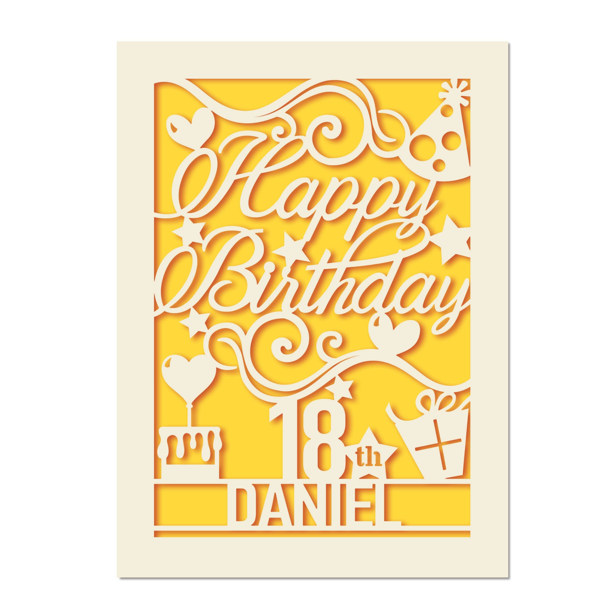 Personalised Happy Birthday Cards Custom Birthday Cards for | Etsy