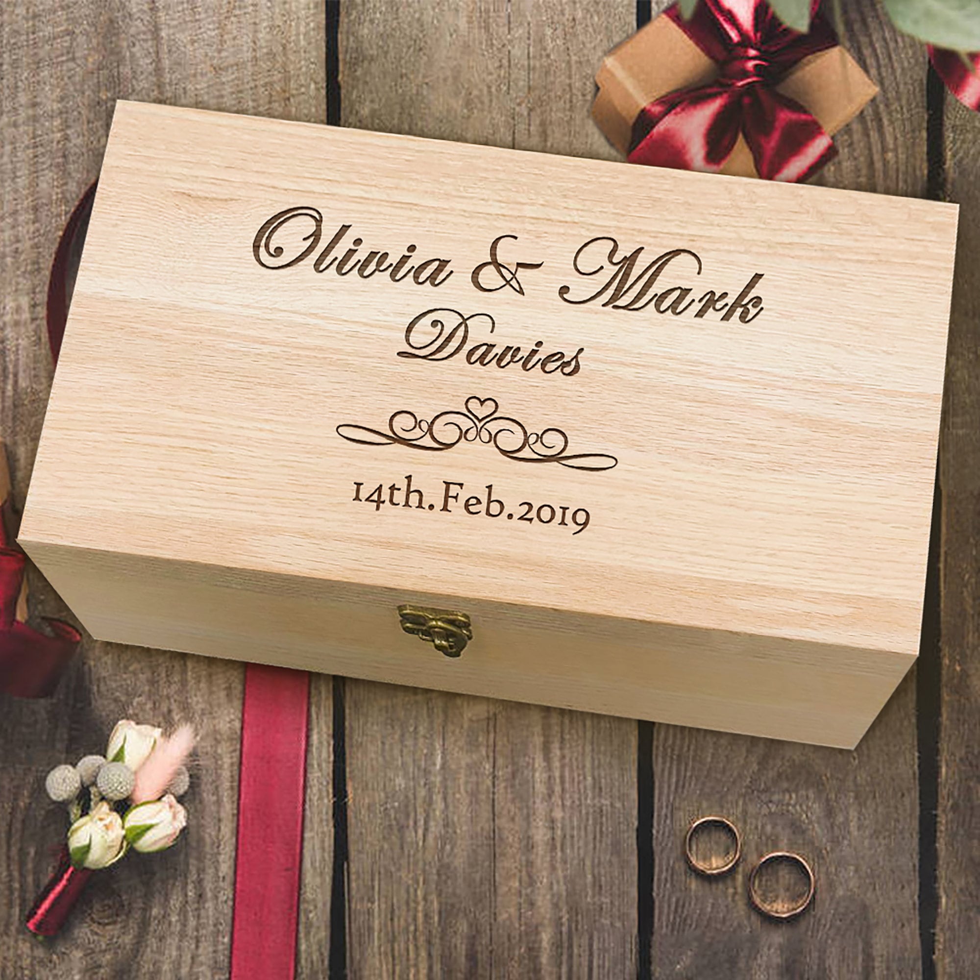 Personalised Wedding Keepsake Box/memory Box Box Wedding | Etsy UK