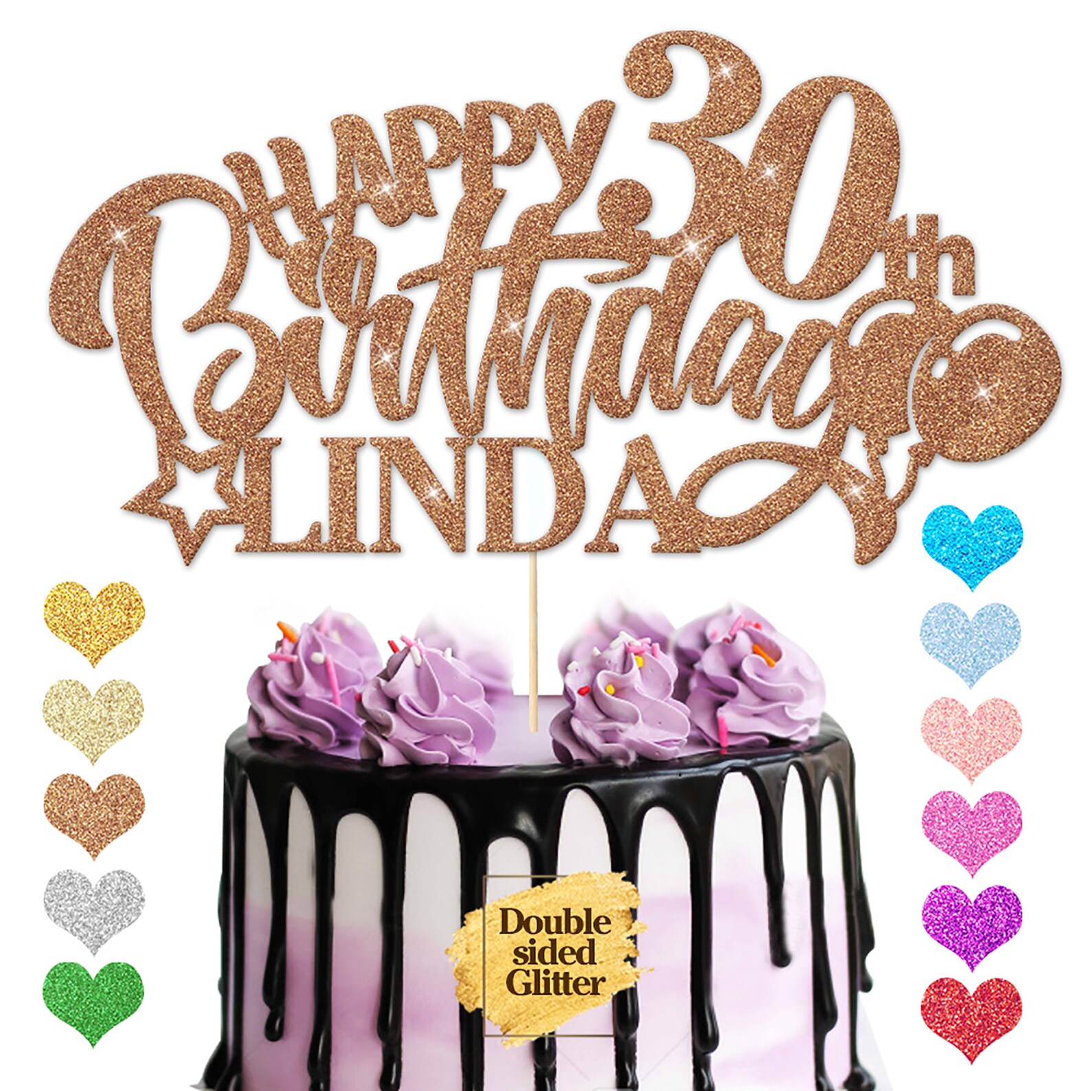 personalised-happy-30th-birthday-cake-topper-custom-any-name-etsy