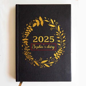 2025 Diary A5 Page a Day Personalised Academic Diary 2025 Planner ...