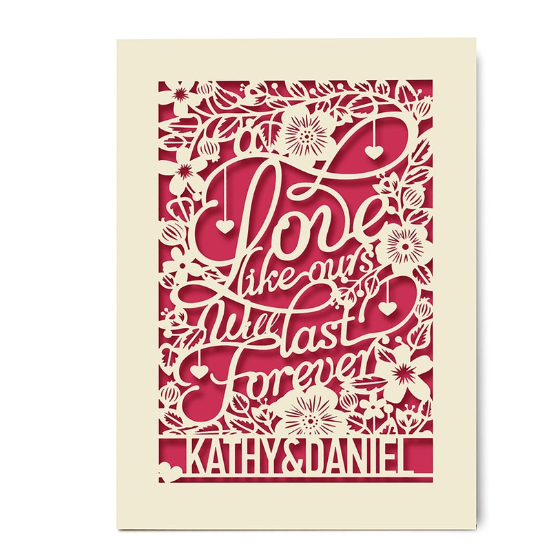 Papercut Cards - Etsy