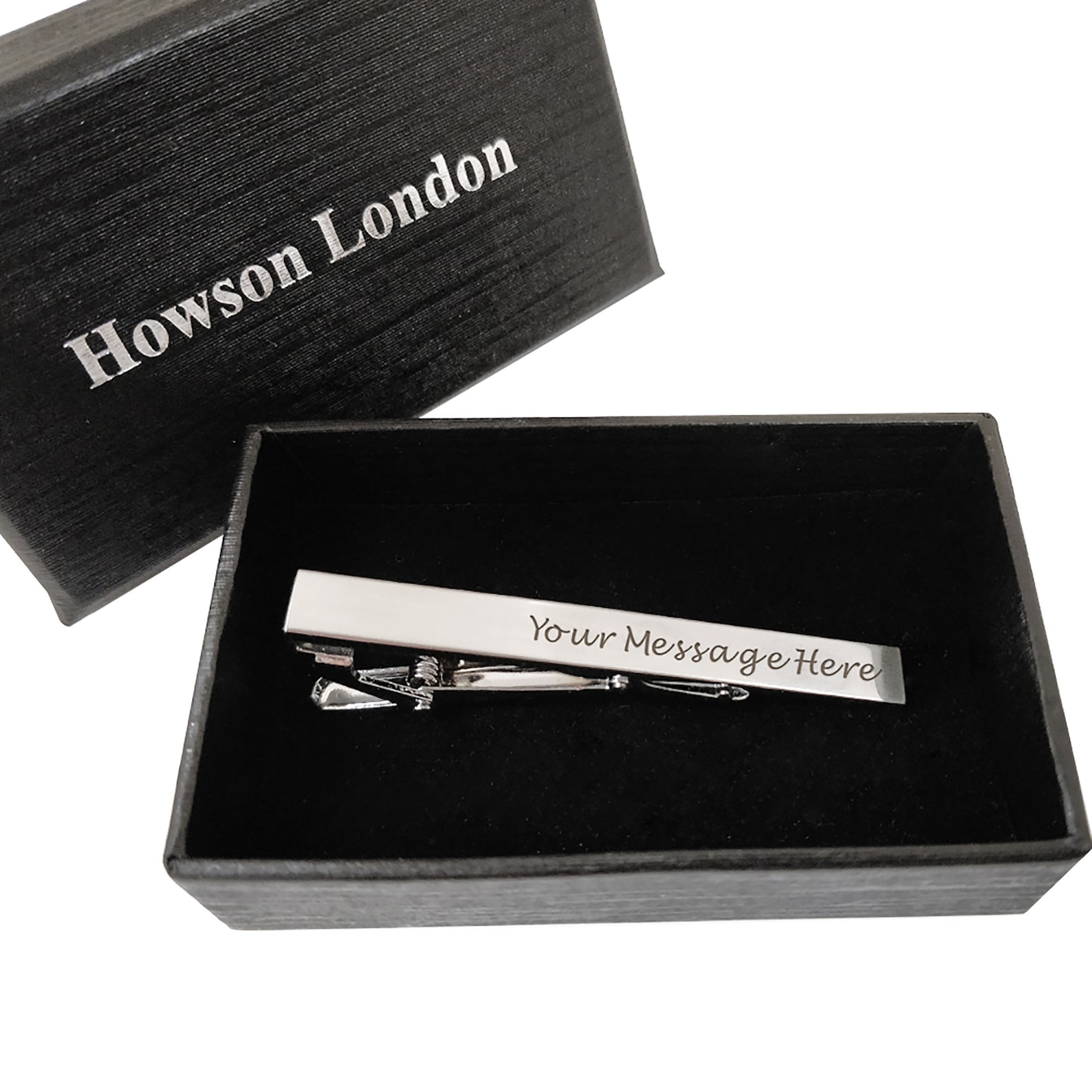 Personalised Engraved Tie Bar Clip/tie Pin Personalised | Etsy UK
