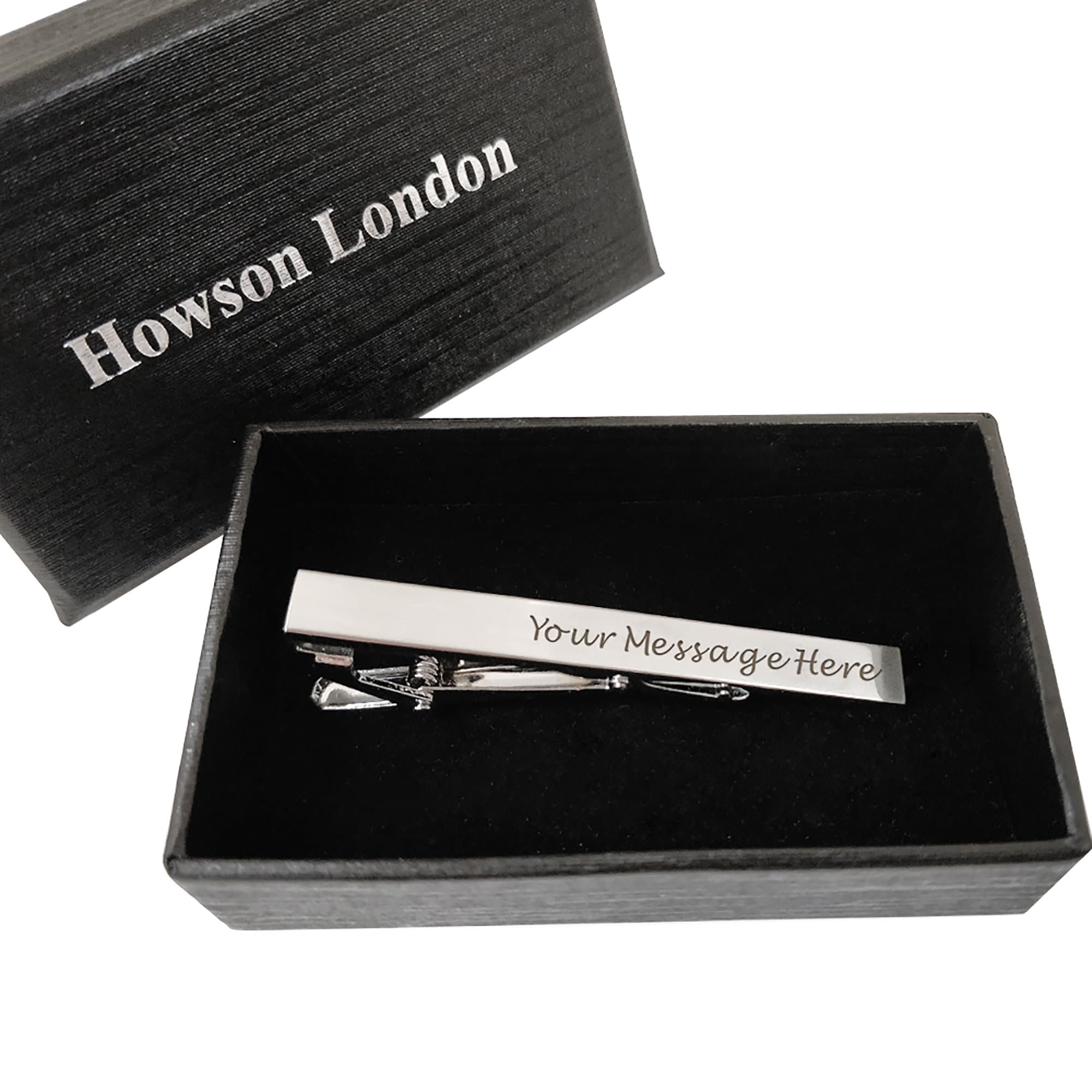 Personalised Engraved Tie Bar Clip/tie Pin Personalised - Etsy UK