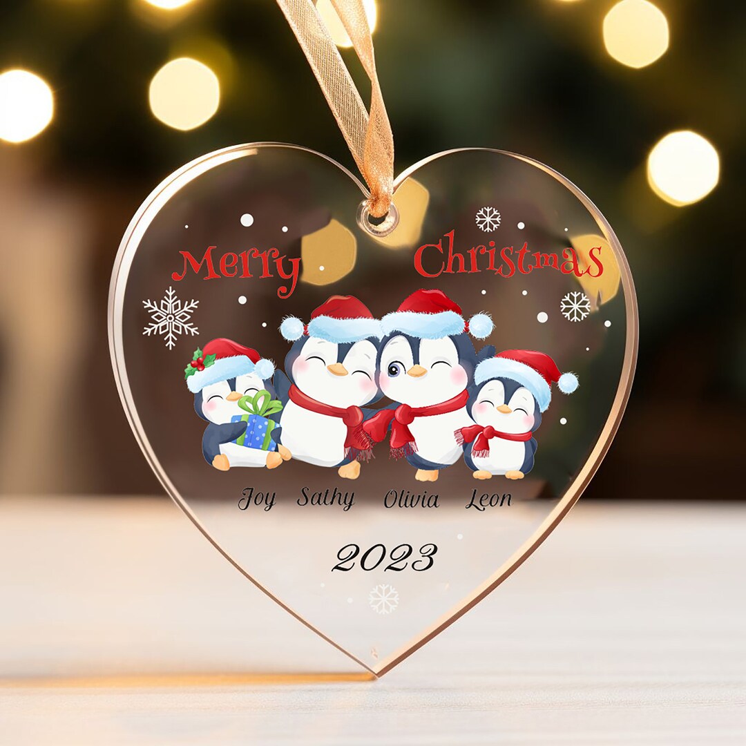 Personalised Christmas Tree Decorations Custom Xmas Ornaments Bauble ...