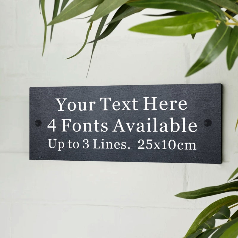 Large Slate Signs - Etsy UK