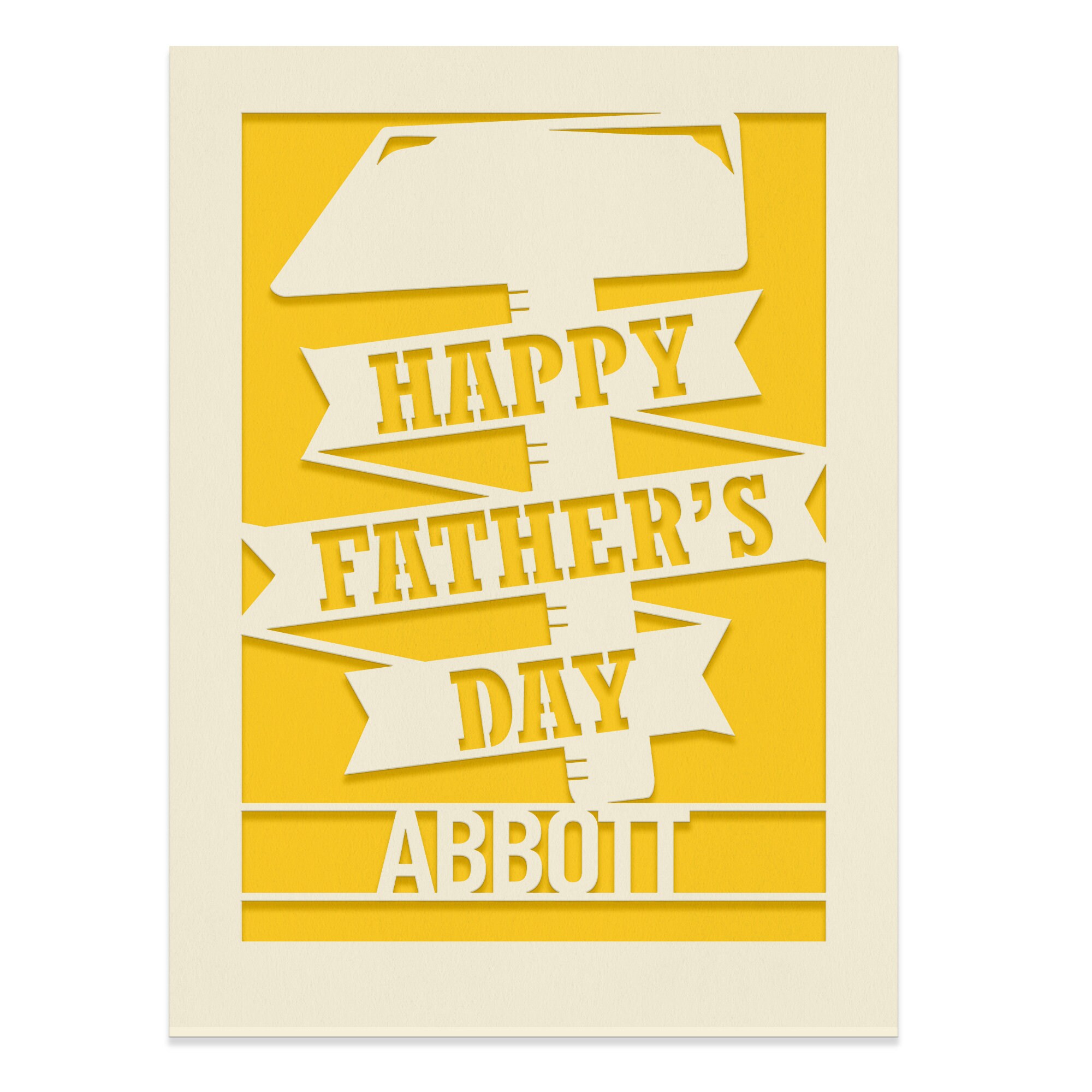 Personalised Fathers Day Card Custom Happy Fathers Day Love - Etsy UK