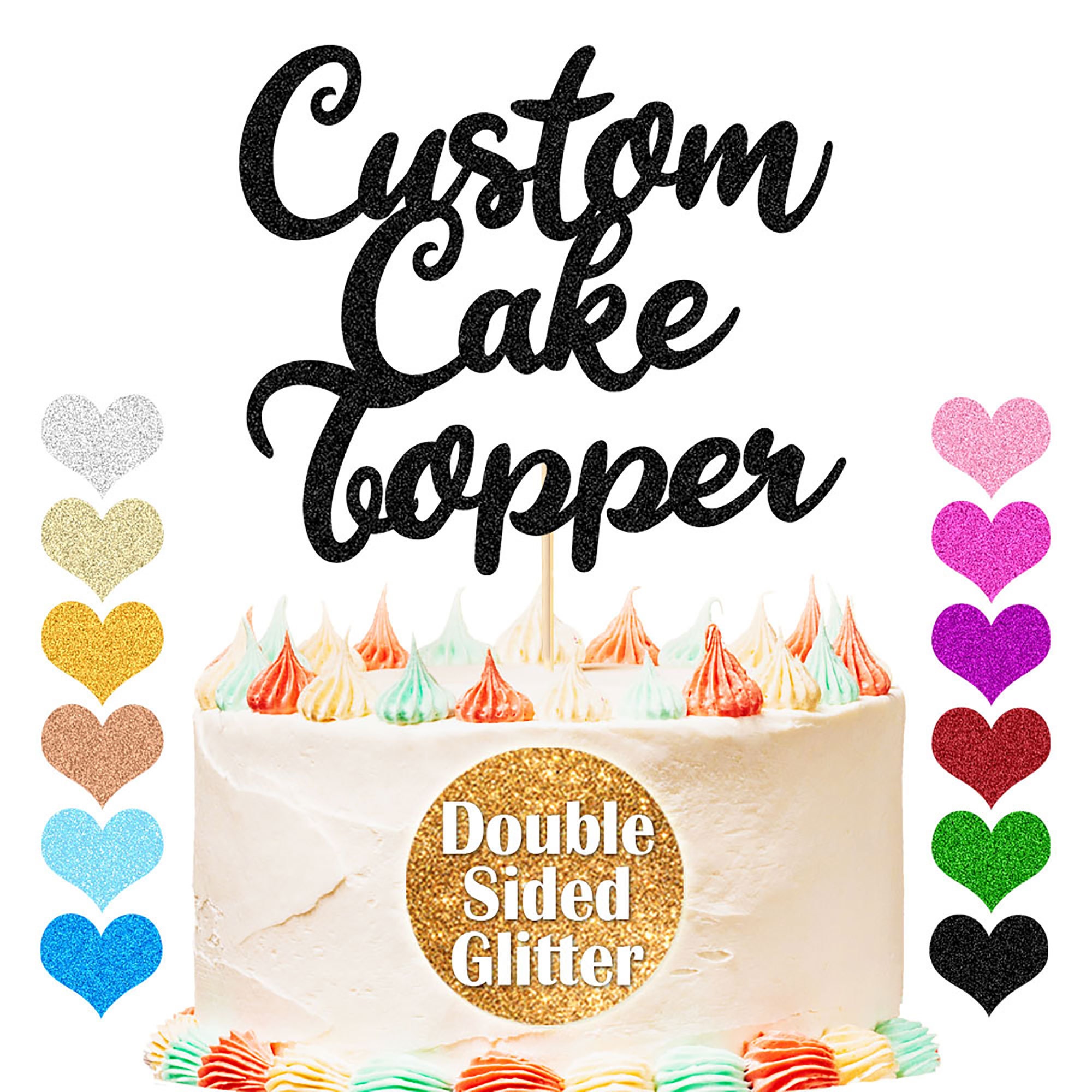 Personalised Birthday Cake Topper Personalise With Any Name - Etsy