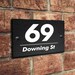 Personalised Natural Slate House Gate Sign Plaque Door Number ...