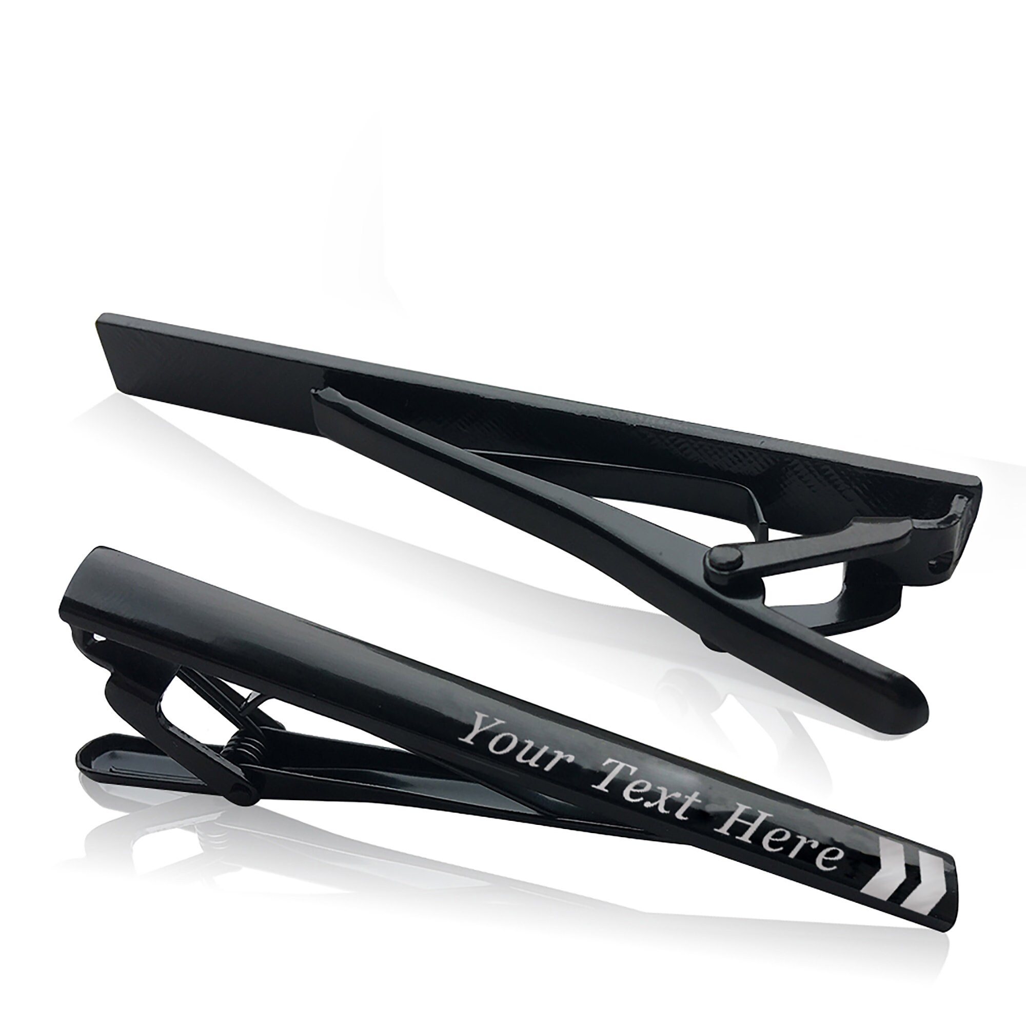 Personalised Tie Clips Pin for Men Engraved Exquisite - Etsy