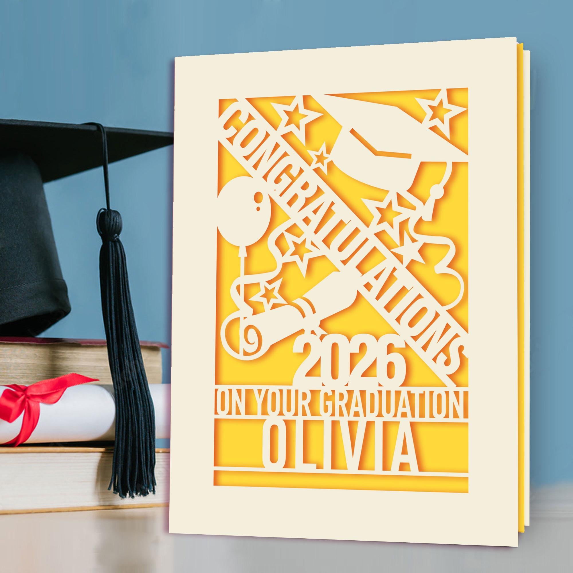 Personalised Graduation Card for Him Her Daughter Son Graduates ...