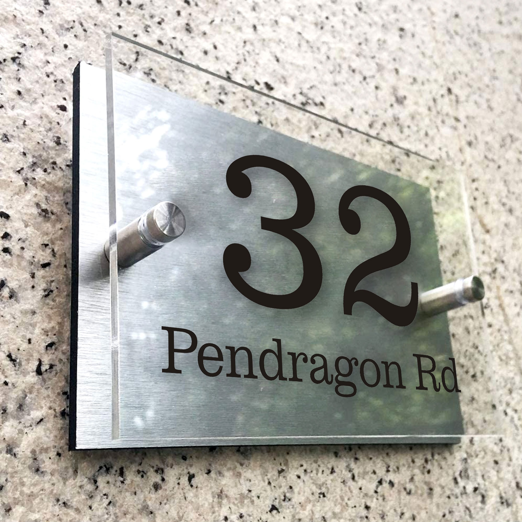 Personalised House Numbers Plaques House Numbers Acrylic & - Etsy UK