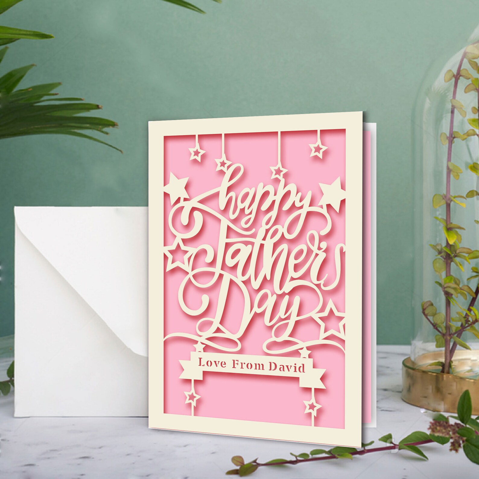 Personalised Fathers Day Card Custom Happy Father's Day Gift Wonderful ...
