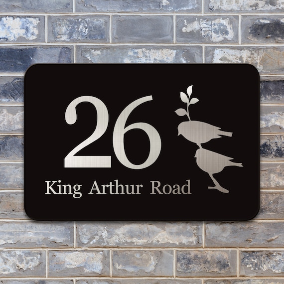 Personalised House Numbers Plaques Door Numbers Plaques for | Etsy