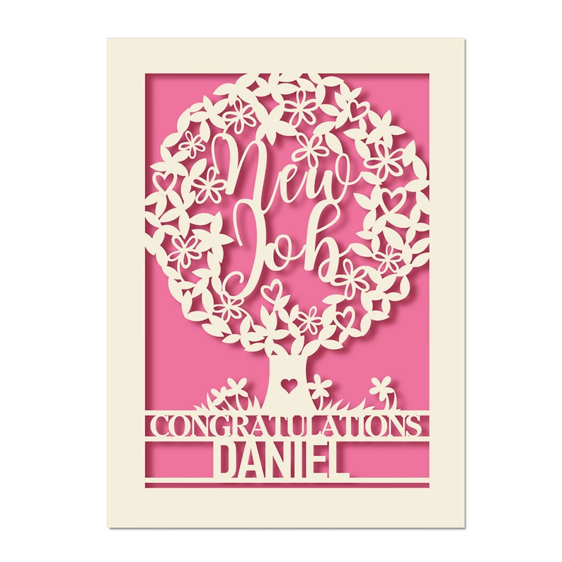 Personalised Congratulation New Job Card Custom Greeting Cards - Etsy UK