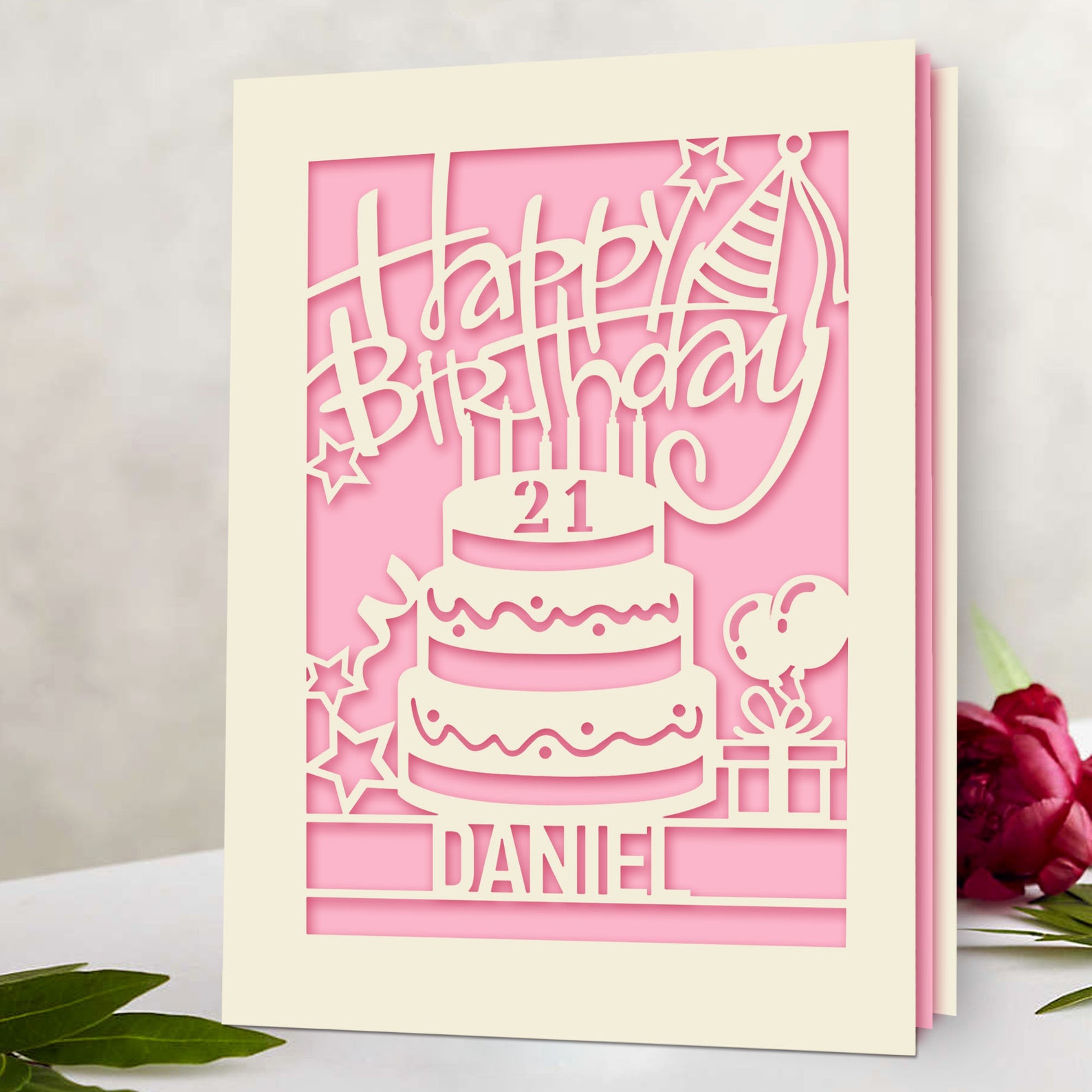 Personalised Happy Birthday Card Custom Happy Birthday Gift - Etsy UK