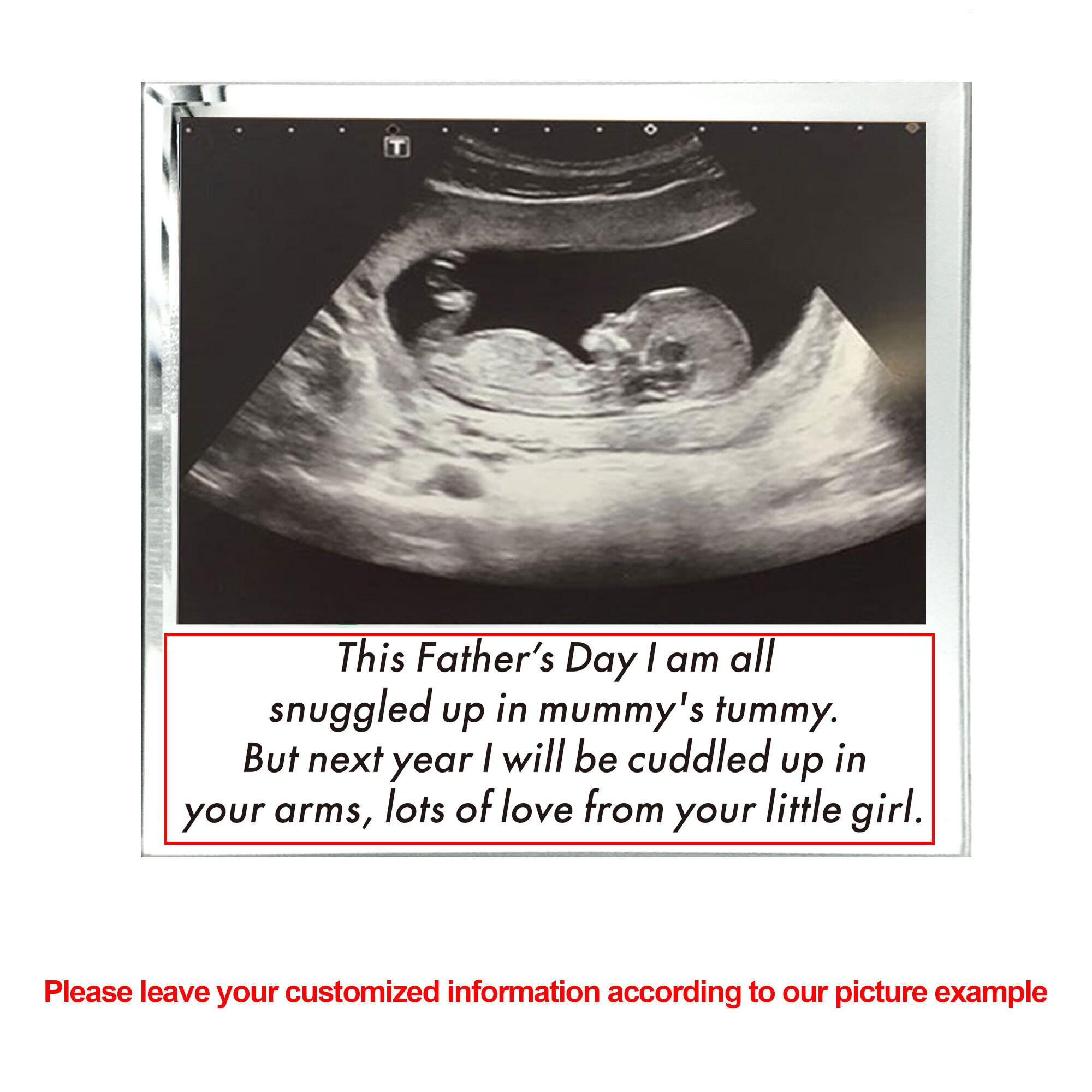 Personalised Photo Frame for Prospective Parents Custom 5X7 | Etsy