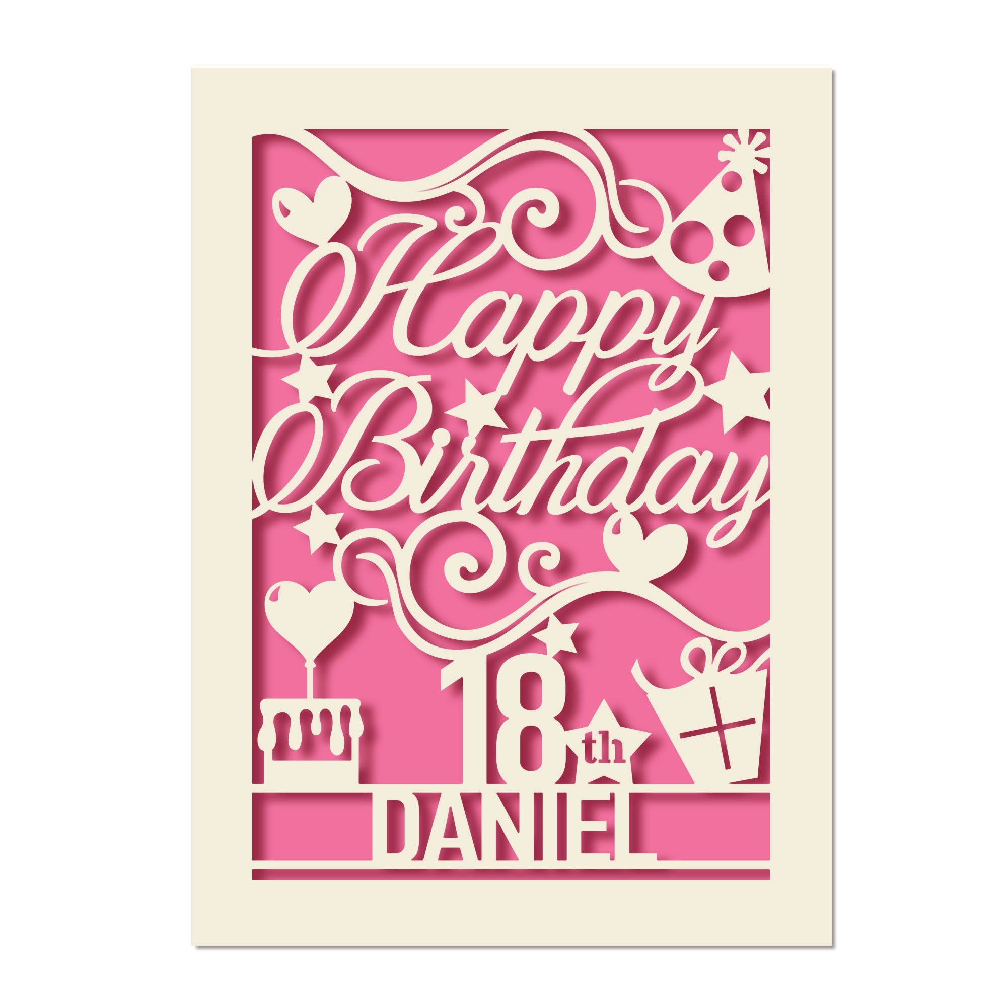 Personalised Happy Birthday Cards Custom Birthday Cards for | Etsy