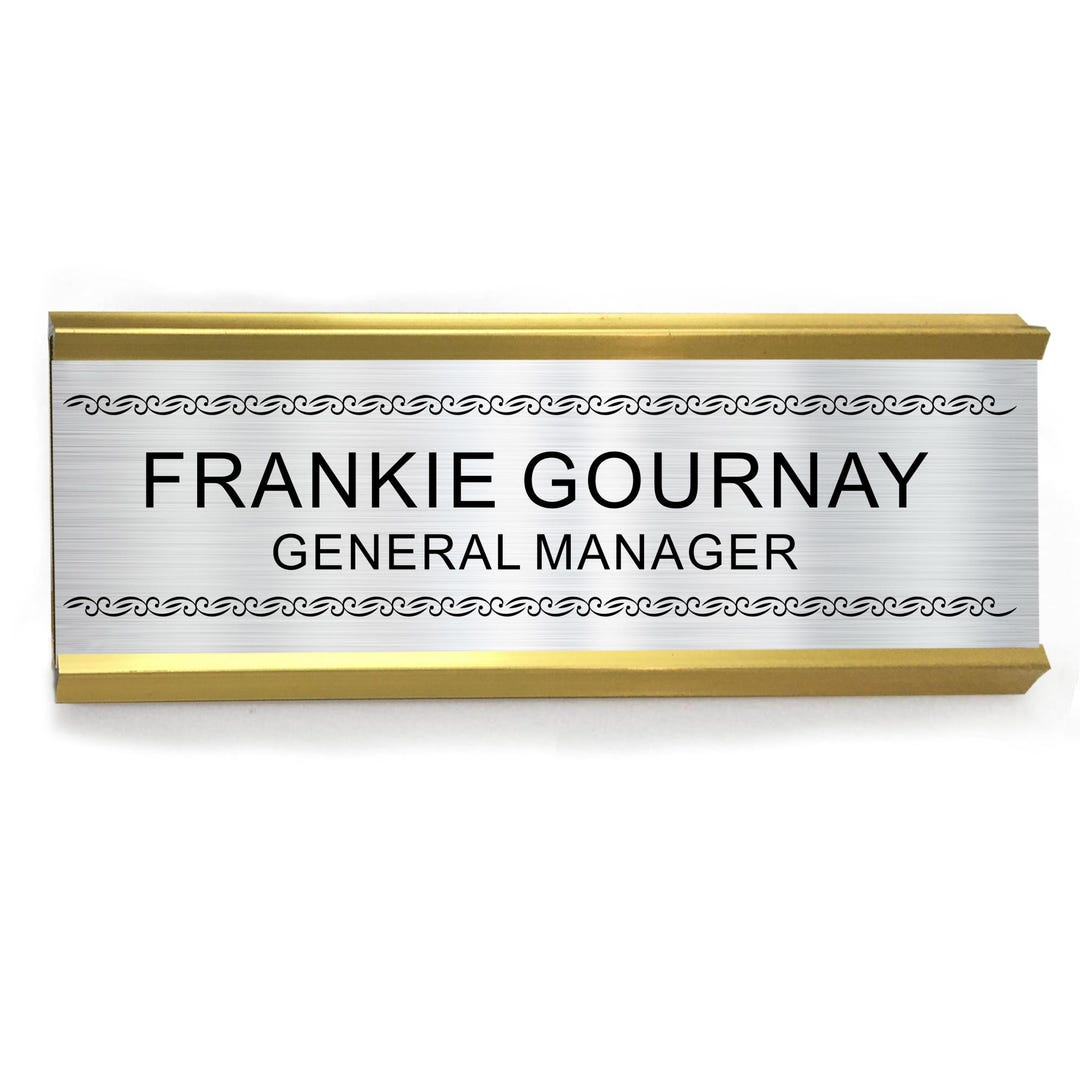 Engraved Office Name Plate for Door Custom Office Door Signs Door Name ...