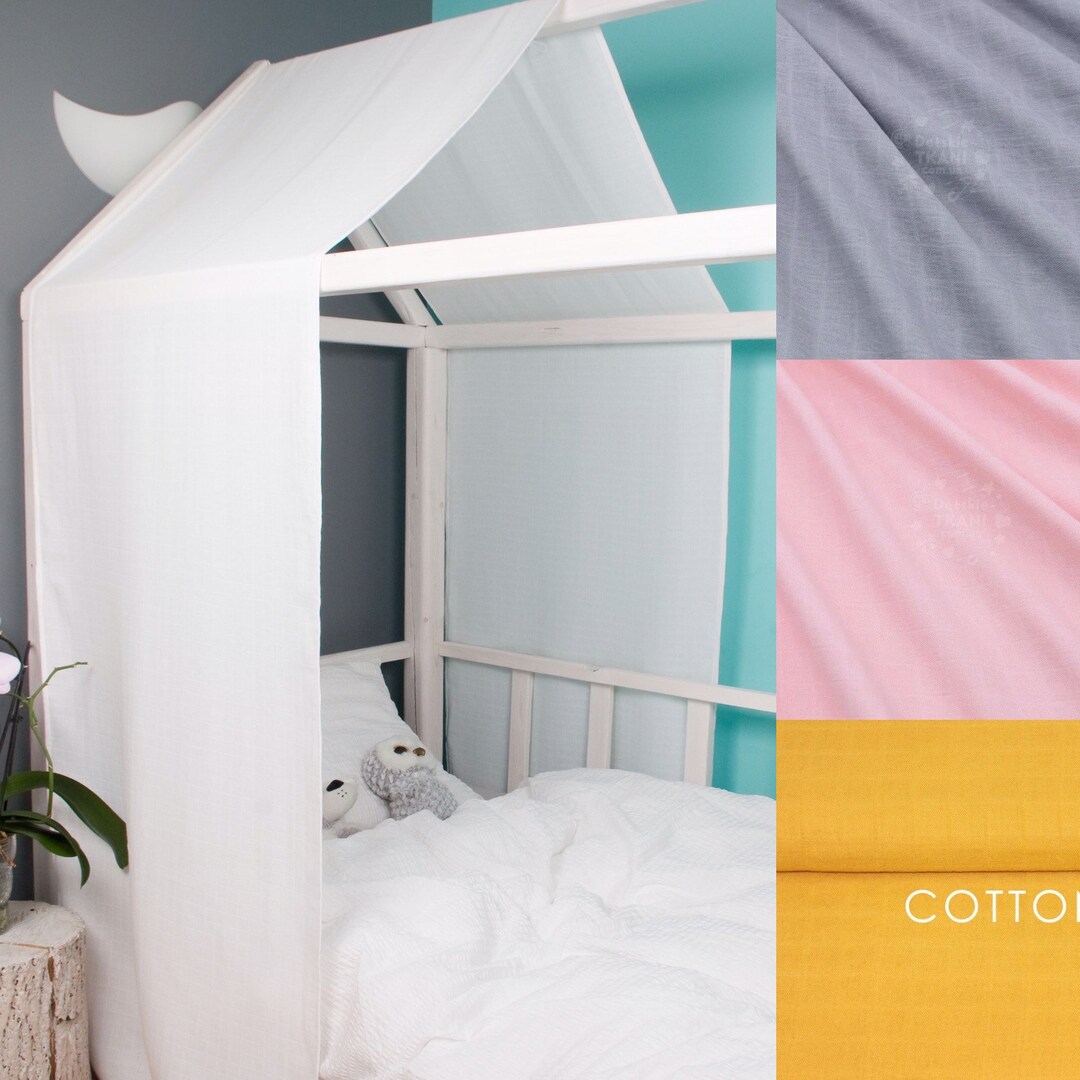 Muslin CANOPY for the Frame Montessori Bed Baldachin Canopy - Etsy
